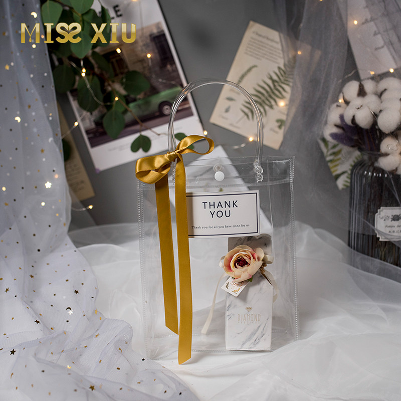 MISSXIU[闪光]新款手提袋结婚喜糖盒伴手礼品闺蜜生日礼物包装袋_虎窝淘