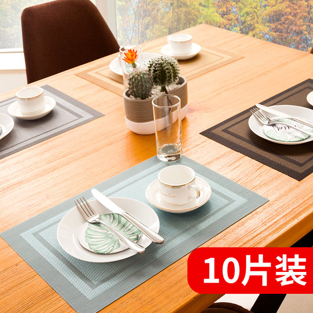 Western dining mats European style small luxury simple home dining ...