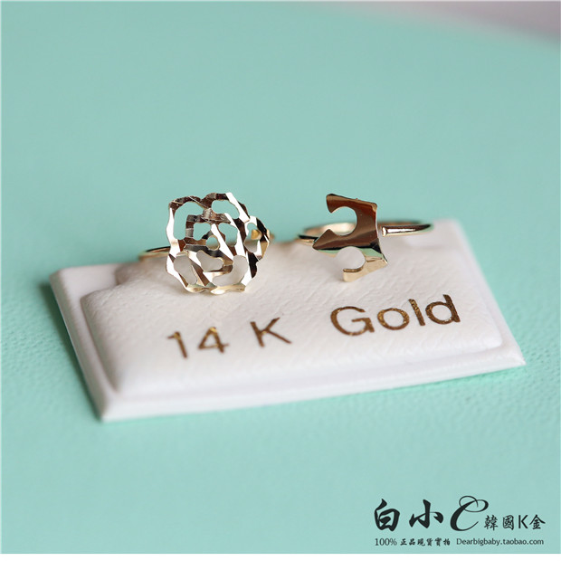 韩国纯10K14K金耳环星星桃心皇冠十字架弯钩耳钉多用黄金耳扣_虎窝淘