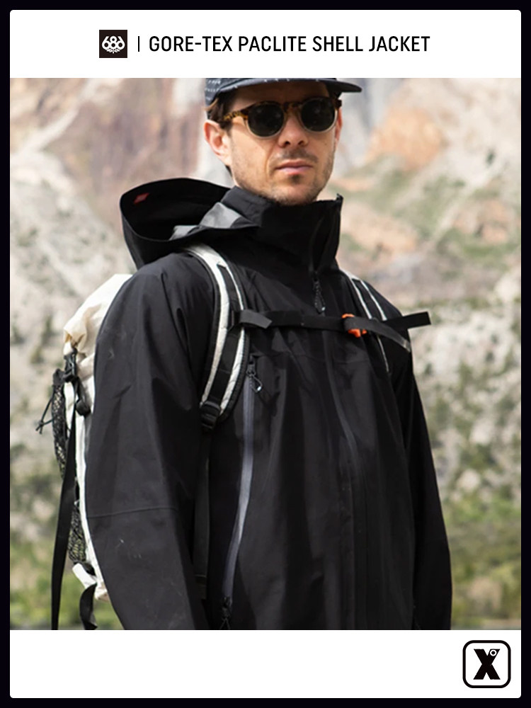 易毒[EXDO]W24新品 686户外冲锋衣防水防风夹克GORE-TEX PACLITE_虎窝淘