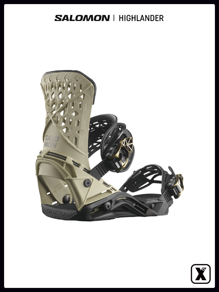 易毒[EXDO]W24 Salomon萨洛蒙单板滑雪板固定器HIGHLANDER_虎窝淘