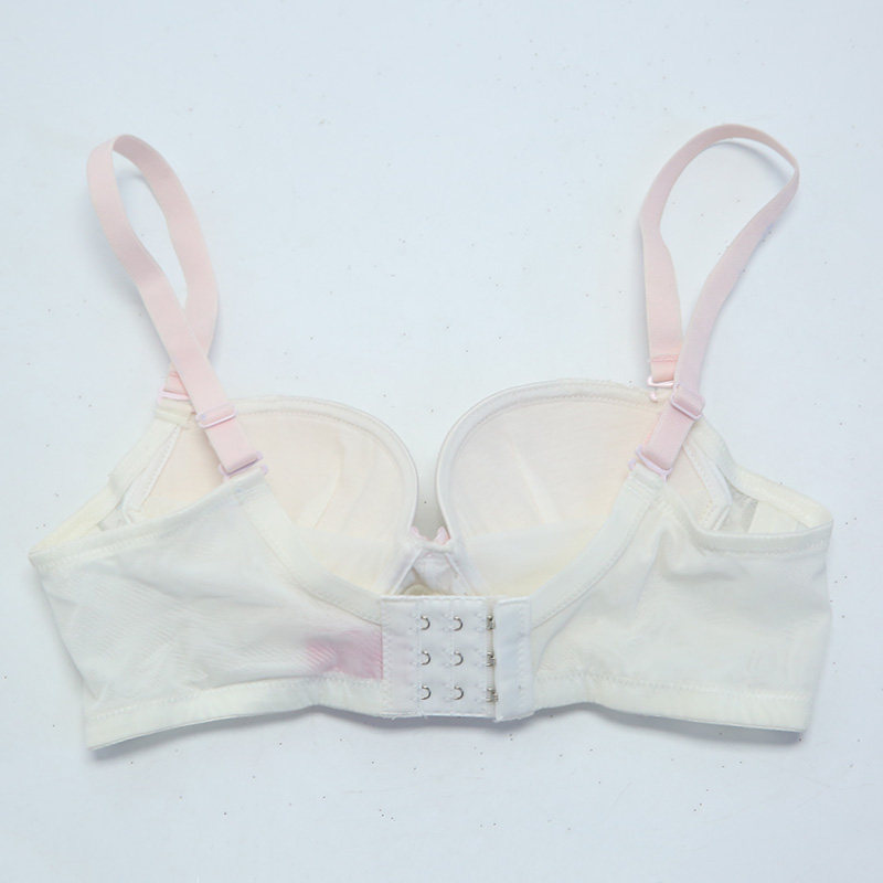 B系列大牌尾货孤品2023纯棉小胸显大聚拢甜美四季无钢圈文胸M4103_虎窝淘