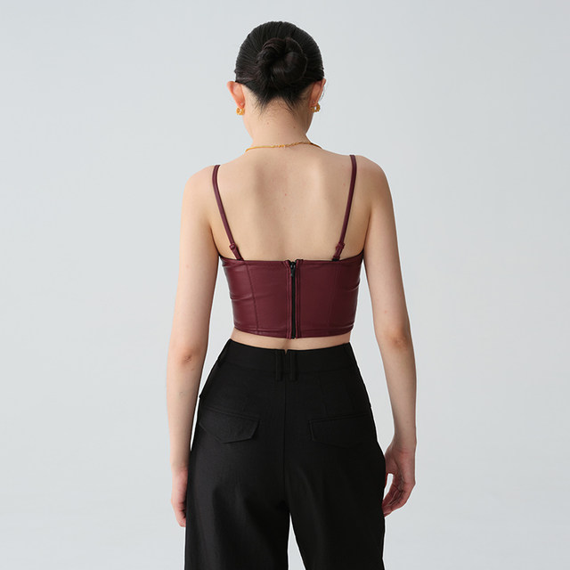 CORSELET French cortex non -shoulder strap fish bone corset wears a ...