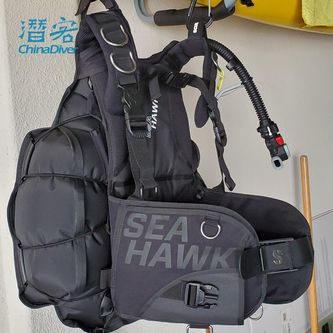 Scubapro Seahawk 2新款潜水浮力控制器水肺背飞BCD夹克背心_虎窝淘