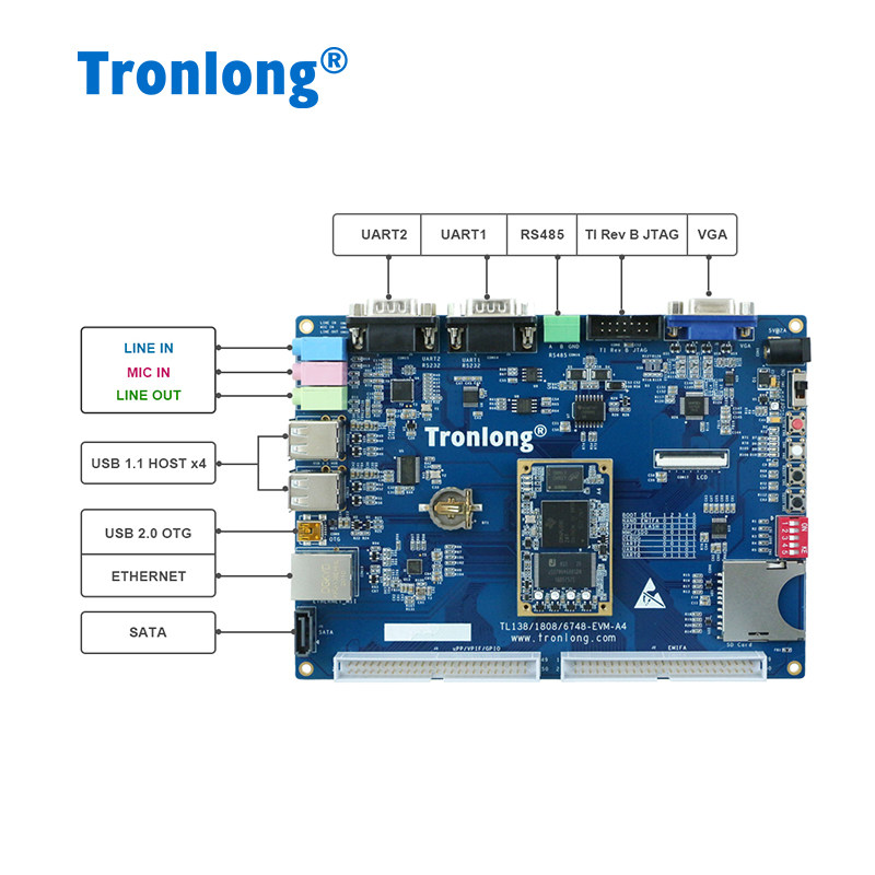 创龙OMAPL138工业评估板 TI ARM9+DSP C674x Linux C6000 EMIFA_虎窝淘