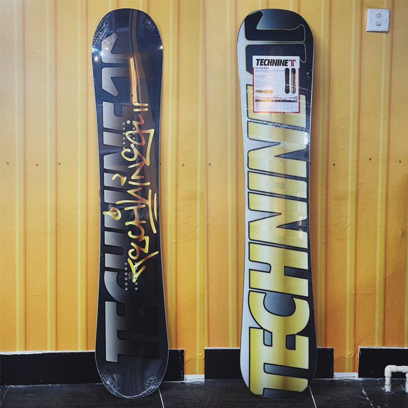 美国Technine T9单板滑雪板平花公园自由式雪板固定器套装男款_虎窝淘