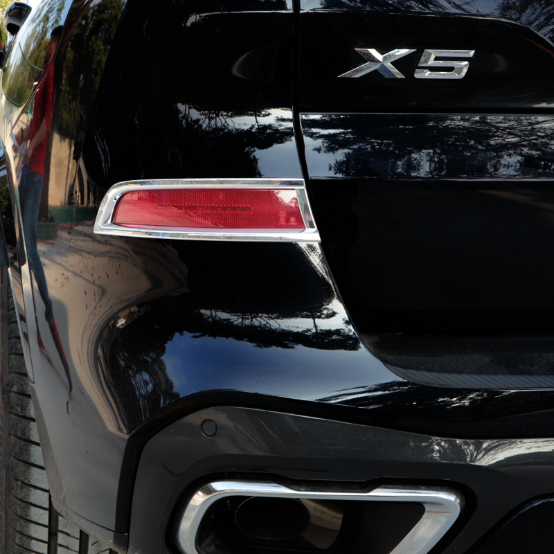 适用22款新进口X5/国产宝马X5L后备箱雾灯罩改装饰专用尾灯罩亮框_虎窝淘