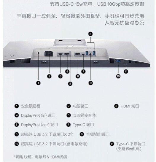 Dell/戴尔24英寸U2422H/HX家用办公IPS屏幕U2419HS升级电脑显示器_虎窝淘
