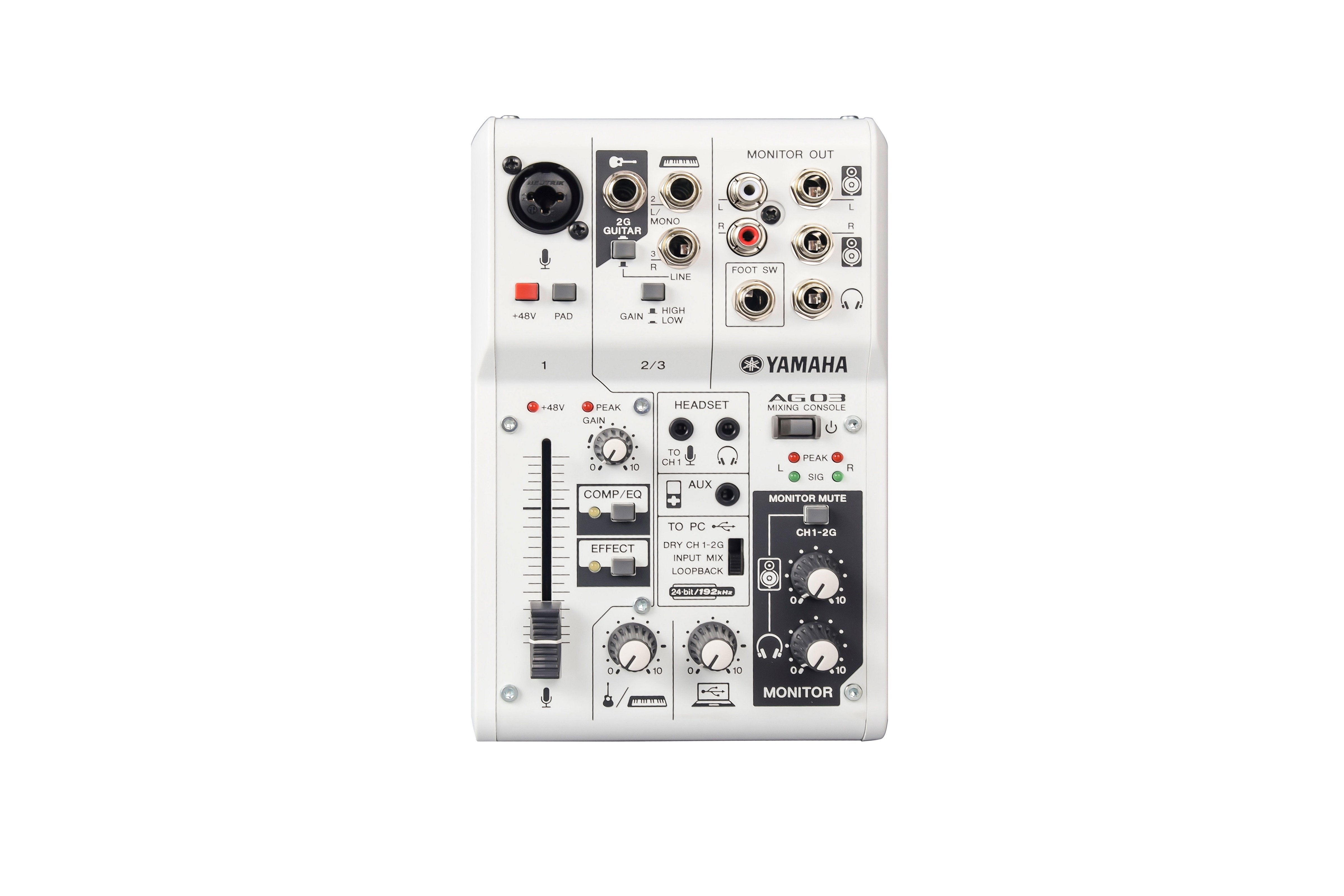 Yamaha/雅马哈 AG03 AG06声卡调音台直播K歌录音配音游戏吉他弹唱_虎窝淘