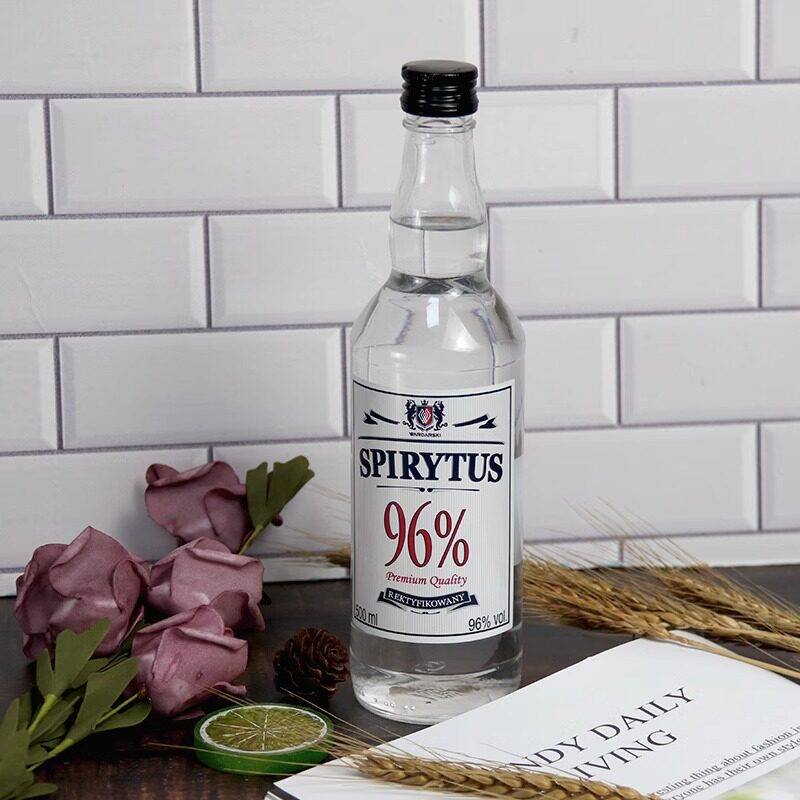 生命之水伏特加500ml96度高度烈酒调酒基酒进口洋酒夏日预调酒_虎窝淘