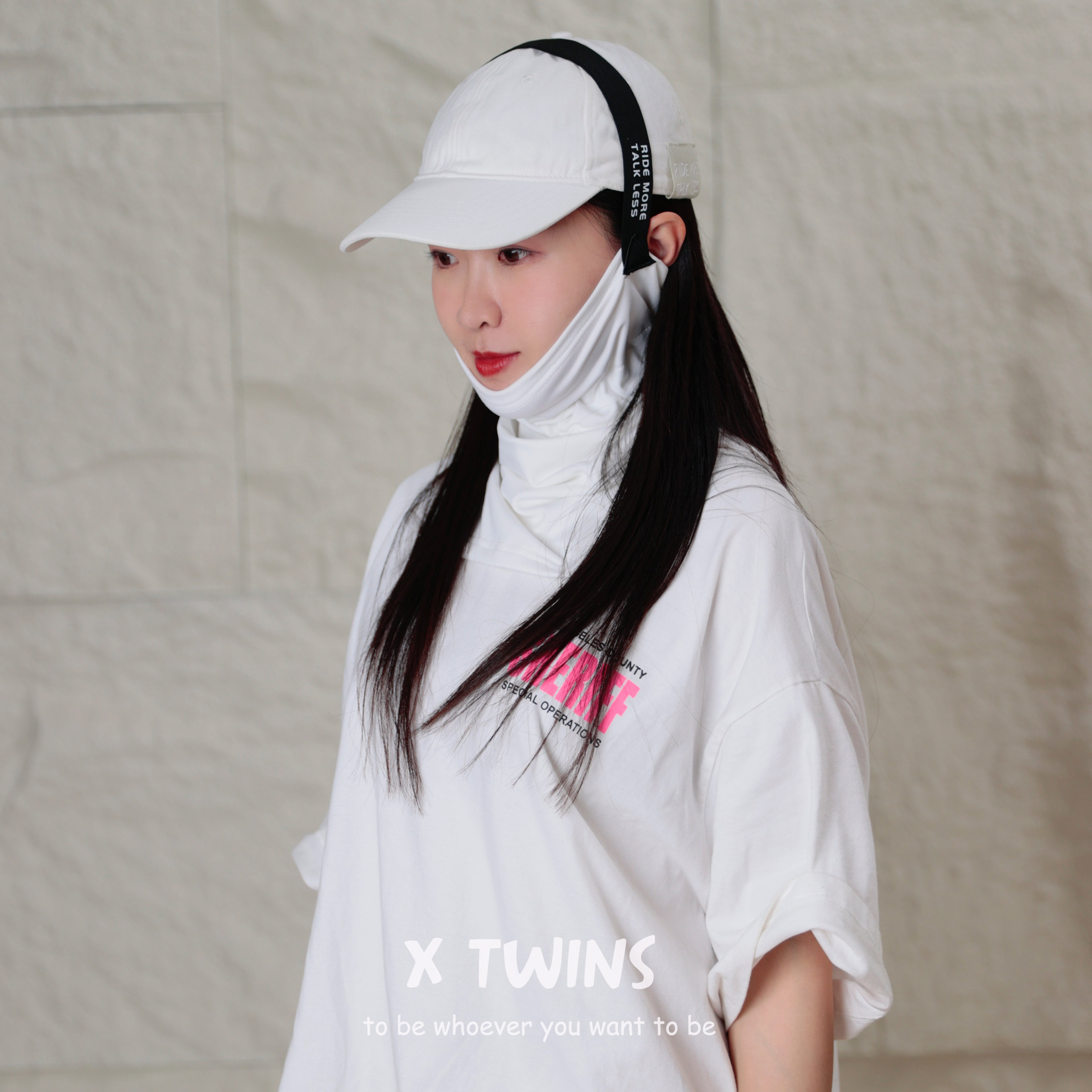 X Twins滑雪面罩冬季加绒保暖防风寒v脸瘦脸速干防风头套男女同款_虎窝淘