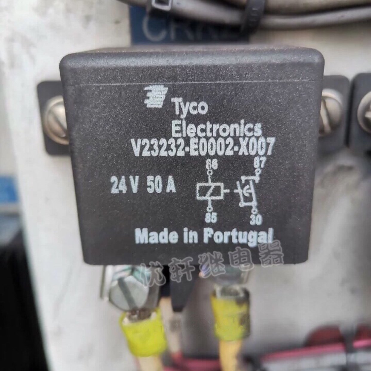 通用V23232-E0002-X007泰科Tyco汽车挖掘机推土机启动预热继电器_虎窝淘