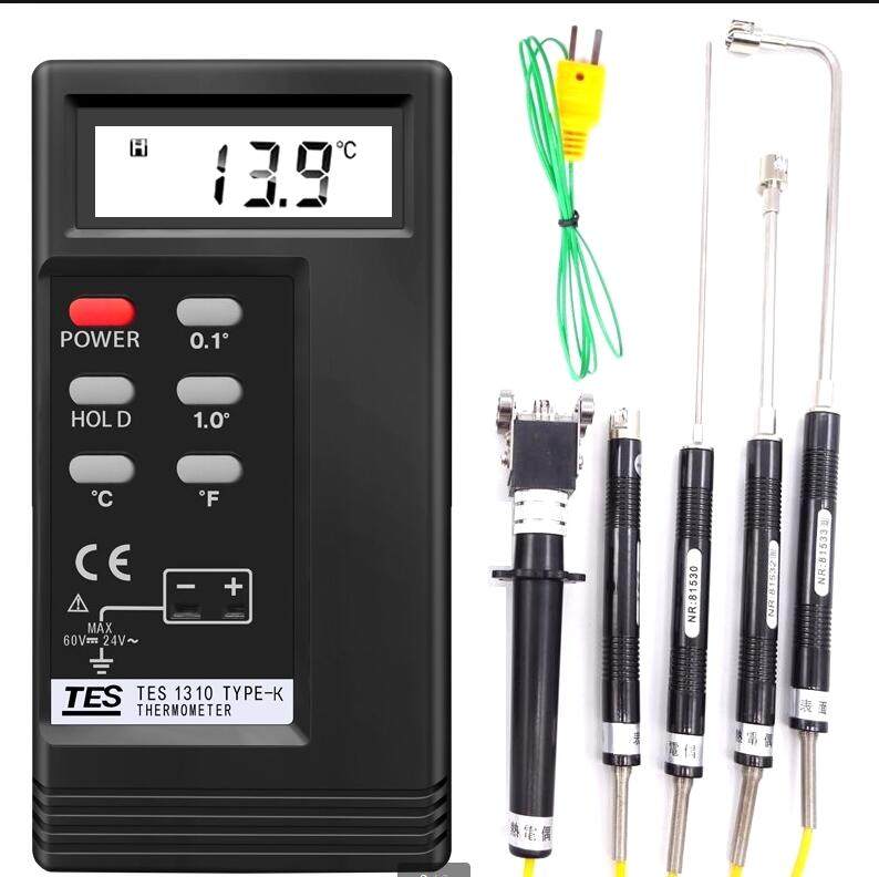温度测试仪泰仕 TES-1310数字温度计接触式温度表测温仪_虎窝淘