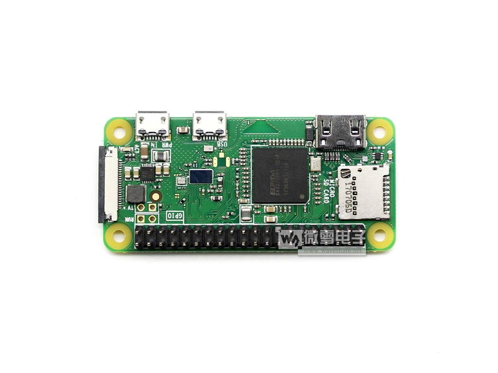 微雪 BCM2835树莓派Raspberry Pi Zero WH板载wifi/蓝牙带排针_虎窝淘