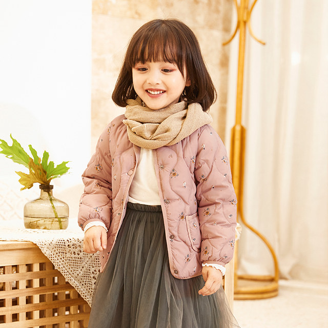 Kangyier children's thin down jacket inner liner for girls in autumn ...