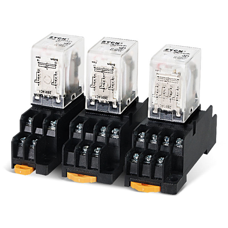 银点HH52P/53P/54P 小型继电器 24V 12V 中间电磁继电器220V交流_虎窝淘