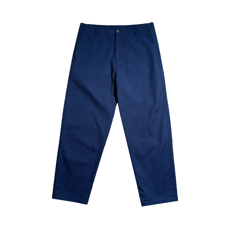 bdct日系潮牌九分裤男士宽松裤子纯色工装直筒休闲裤秋季黑色长裤_虎窝淘