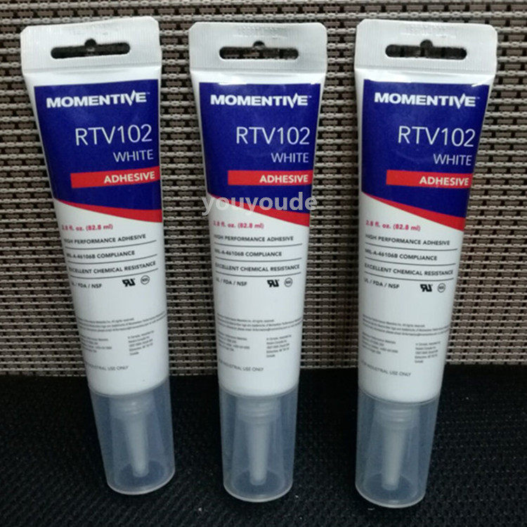 东芝GE迈图MOMENTIVE胶水RTV102硅胶白色绝缘阻燃防水高温密封胶_虎窝淘