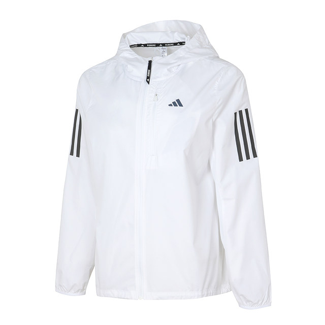 Adidas woven hooded jacket for women 2025 new sportswear casual loose ...