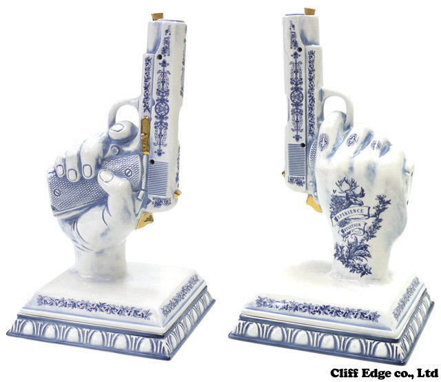 现货秒发 Neighborhood nbhd黑色蓝色手枪香炉香薰香座香插_虎窝淘