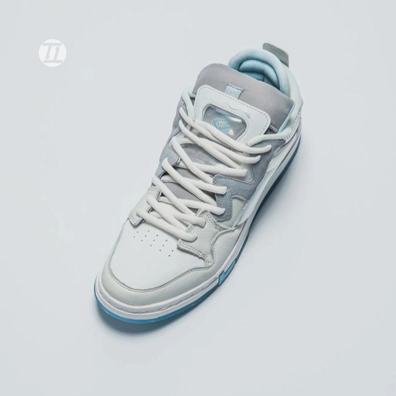 李宁LINing惟吾PRO系列新款白生胶底低帮男女休闲板鞋 AETR005_虎窝淘