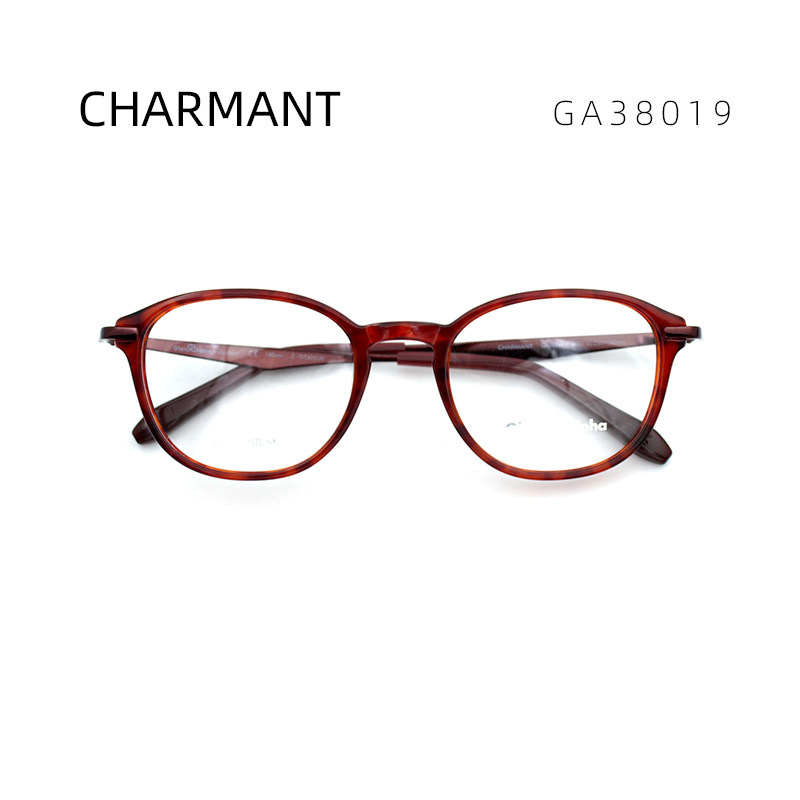 日本眼镜架复古简约眼镜架男女全框钛架超轻板材眼镜框38019_虎窝淘