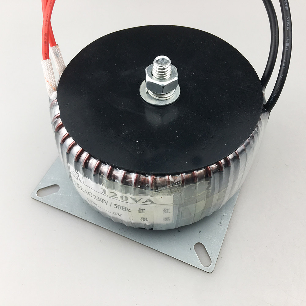120W环形变压器230V转12V/设备电源牛配件单相干式隔离足功率纯铜_虎窝淘