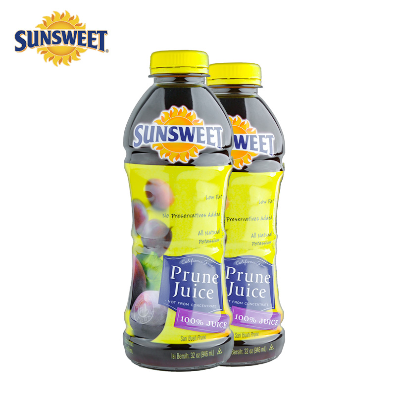美国进口SUNSWEET日光牌纯西梅汁NFC无额外添加糖果汁孕妇饮料品_虎窝淘