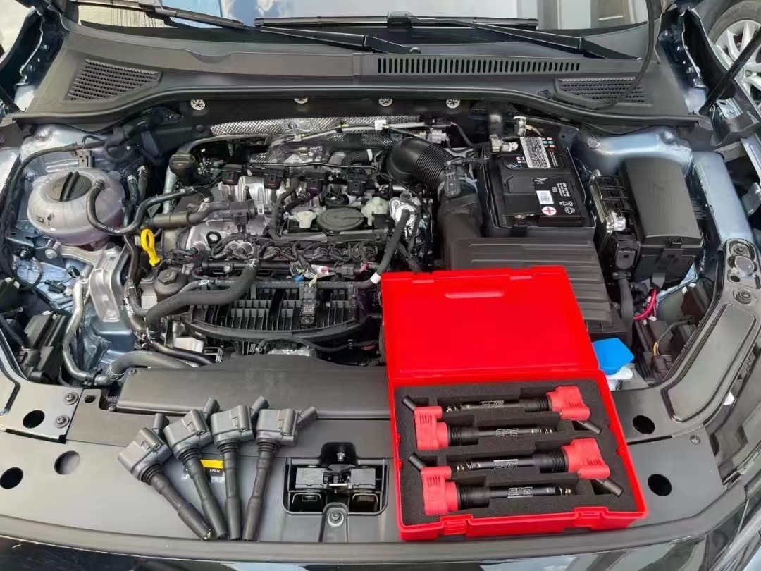 适配奥迪大众2代3代EA888 EA211 EA111改装点火线圈力爽SPE高压包_虎窝淘