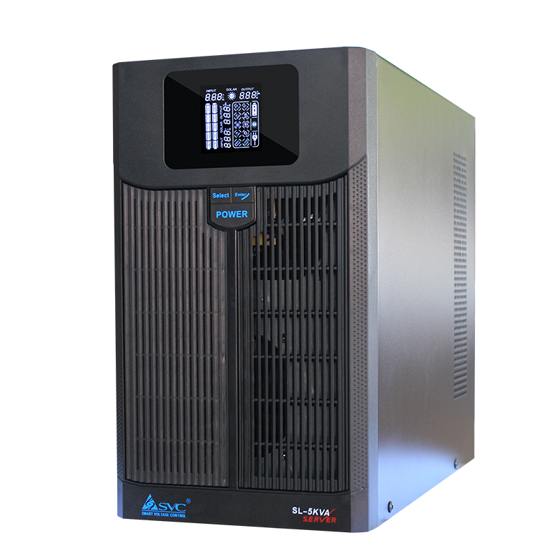SVC UPS不间断电源 SL-5KL逆变稳压正弦波5KVA配电池延时1小时_虎窝淘