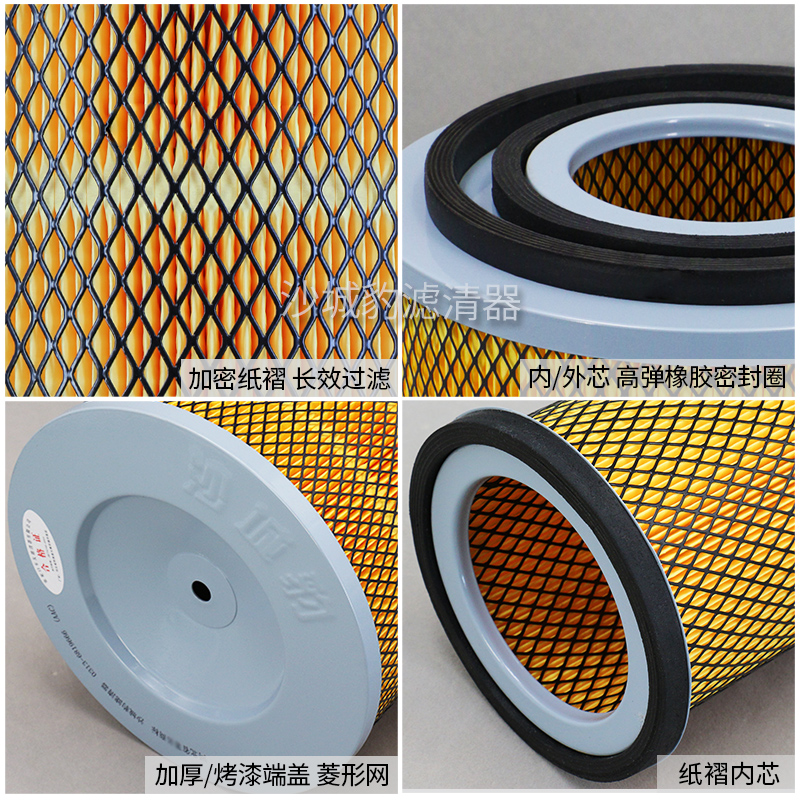 K2332适配成都大运奥普普力货车轻卡东风江淮空气滤芯