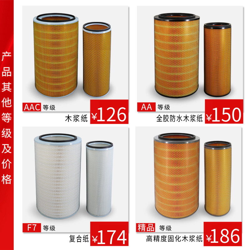 K3051/K3052空滤适配M德龙X 3000一汽柳特工程解放自卸车空气滤芯_虎窝淘