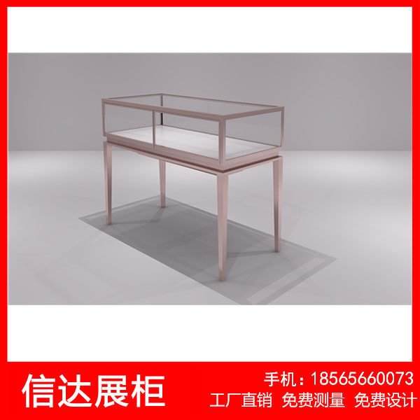 不锈钢珠宝奢侈品产品展柜展示柜玻璃柜台首饰柜台精品展柜定做_虎窝淘