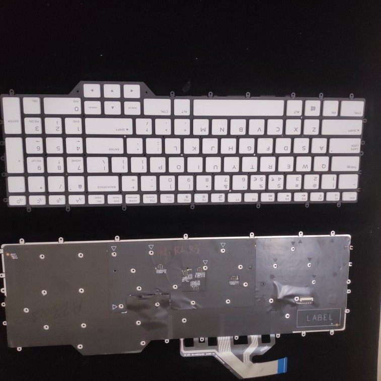 原装戴尔外星人 Alienware M17 R2 R3 P38E电脑七彩背光键盘_虎窝淘