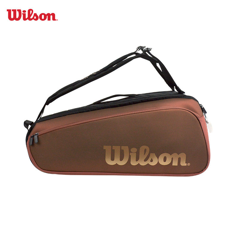 2023新品Wilson威尔胜网球包双肩两只装大容量手提9支装v14球拍包_虎窝淘