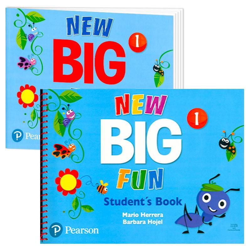 【量大优惠】新版培生朗文幼儿英语美语教材 new big fun 1/2/3学生套装 3-6岁幼儿美语启蒙教材旗舰课程国际幼儿课程课本练习册_虎窝淘