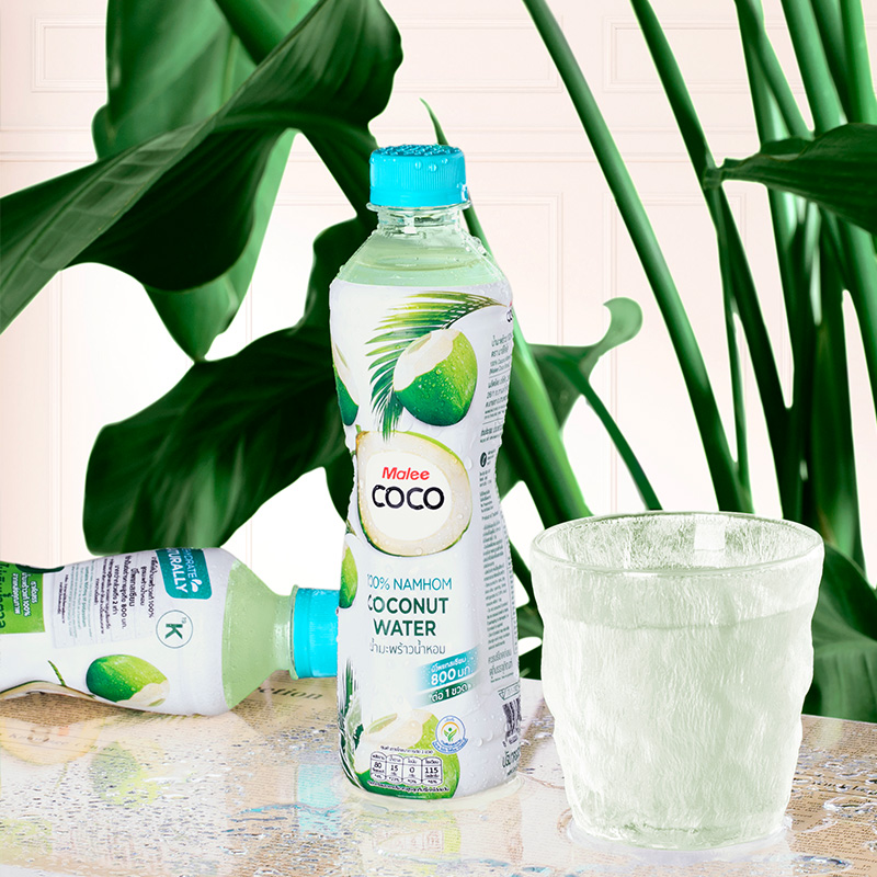 泰国进口Malee玛丽coco香水椰子水电解质饮品0脂0添健身补水解腻_虎窝淘