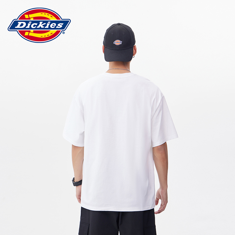Dickies商场同款23新品工装灵感春夏男女休闲大Logo印花短袖T恤_虎窝淘