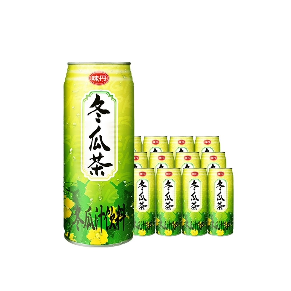 台湾生产VEDAN/味丹冬瓜茶植物茶饮料475ml*12罐清甜爽口老牌子_虎窝淘