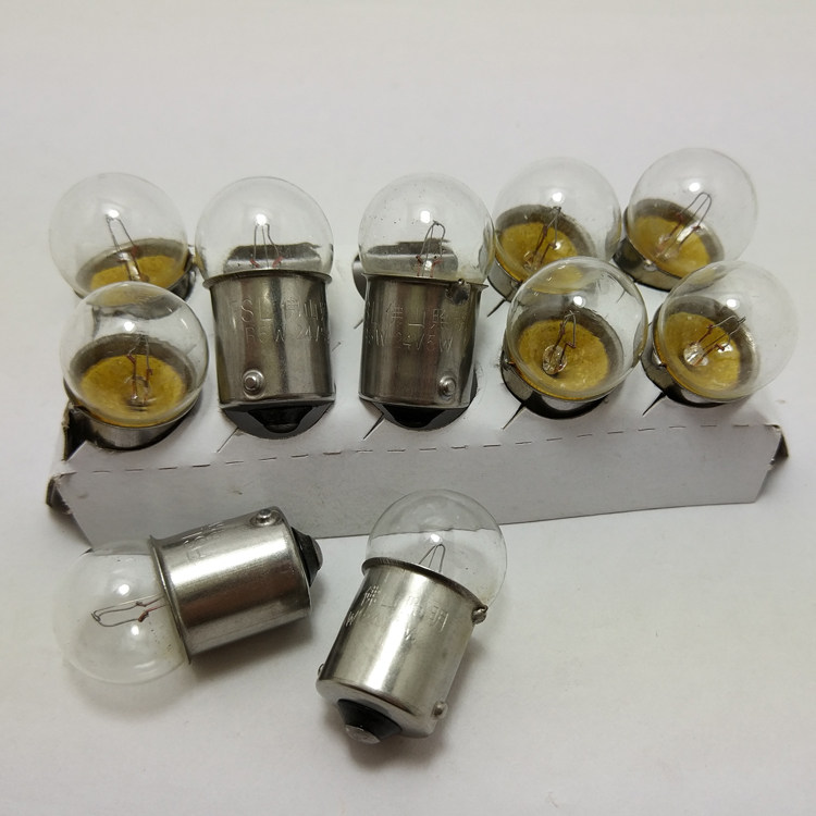 FSL R5W 24V E13 291 G18 15MM佛山照明单尾平脚三色报警圆头灯泡_虎窝淘