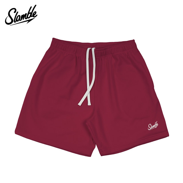 SLAMBLE American casual terry five-point shorts for men and women ...