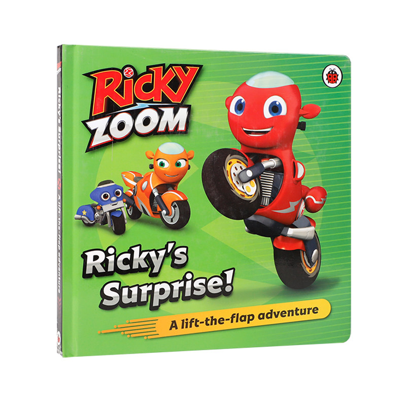 英文原版Ricky Zoom: Ricky's Surprise瑞奇-扎姆：瑞奇的惊喜Ladybird出版幼儿英语早教启蒙绘本宝宝撕不烂纸板书 ...