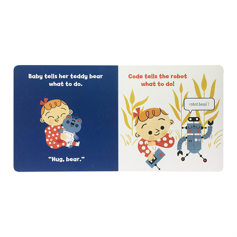 STEAM宝宝编程启蒙:编程与生活 BABY CODE!儿童启蒙纸板书 3-6岁英文读物幼儿STEM科学启蒙图画书幼儿科普英语英文原版绘本进口_虎窝淘