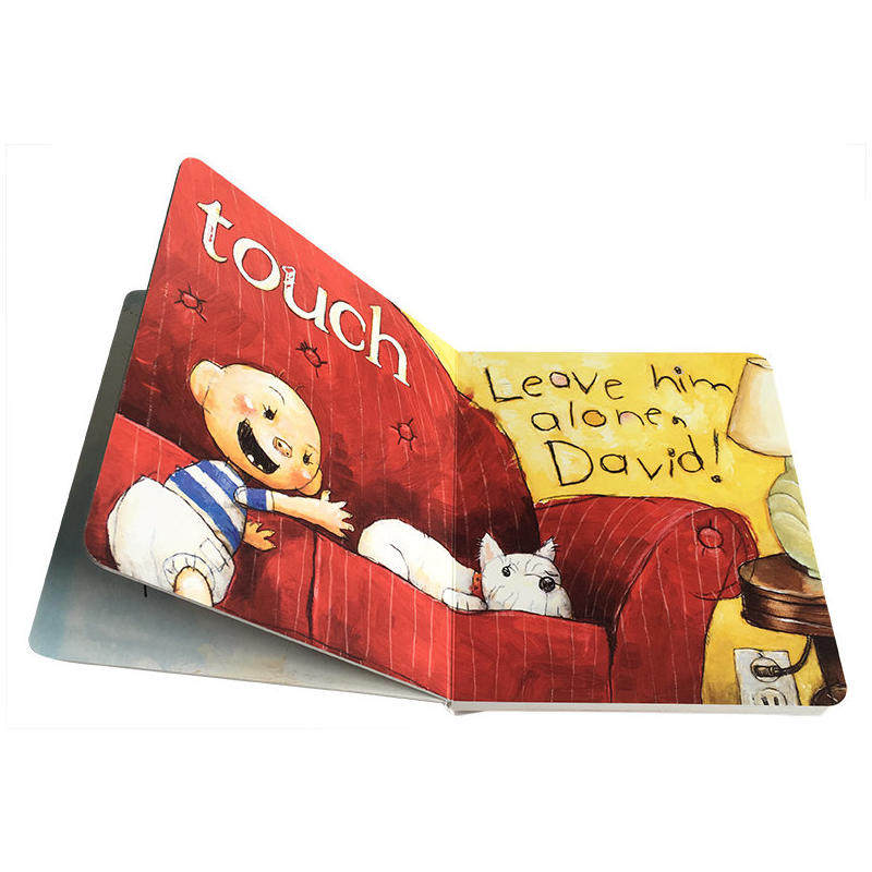 送音频大卫不可以系列绘本David Smells!: A Diaper book宝宝纸板书儿童行为培养启蒙品格养成习惯教养低幼儿入门启蒙no ...