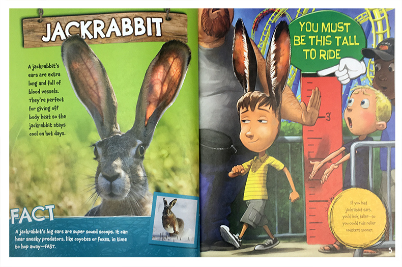 学乐儿童科普绘本10册What If You Had Animal Ears/Hair/Feet/ Eyes/Nose/ears英文原版趣味 ...