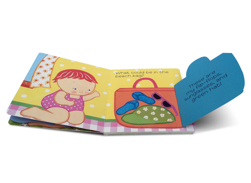 英文原版绘本 Baby Loves Summer: A Karen Katz Lift-the-Flap Book 宝宝爱夏天 四季认知读物 ...