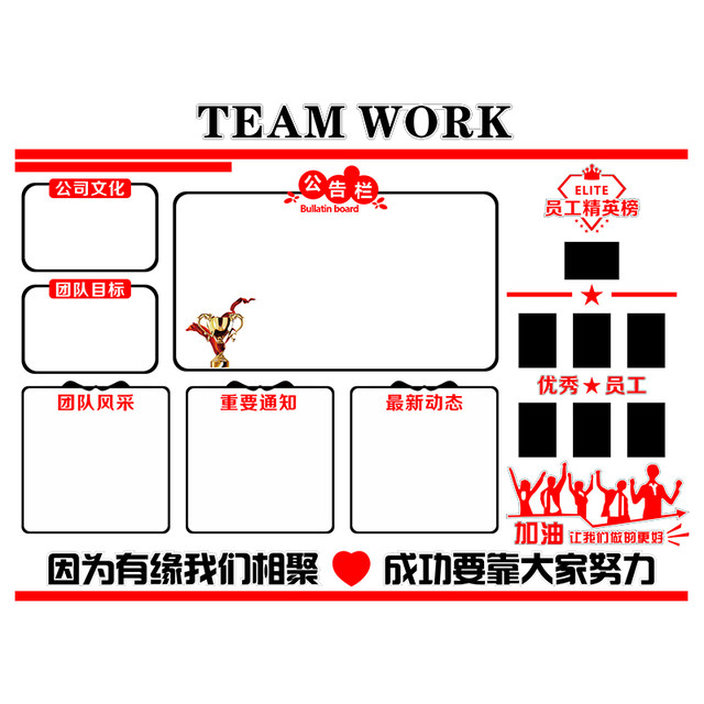 Excellent employee honor list style cultural wall company corporate ...