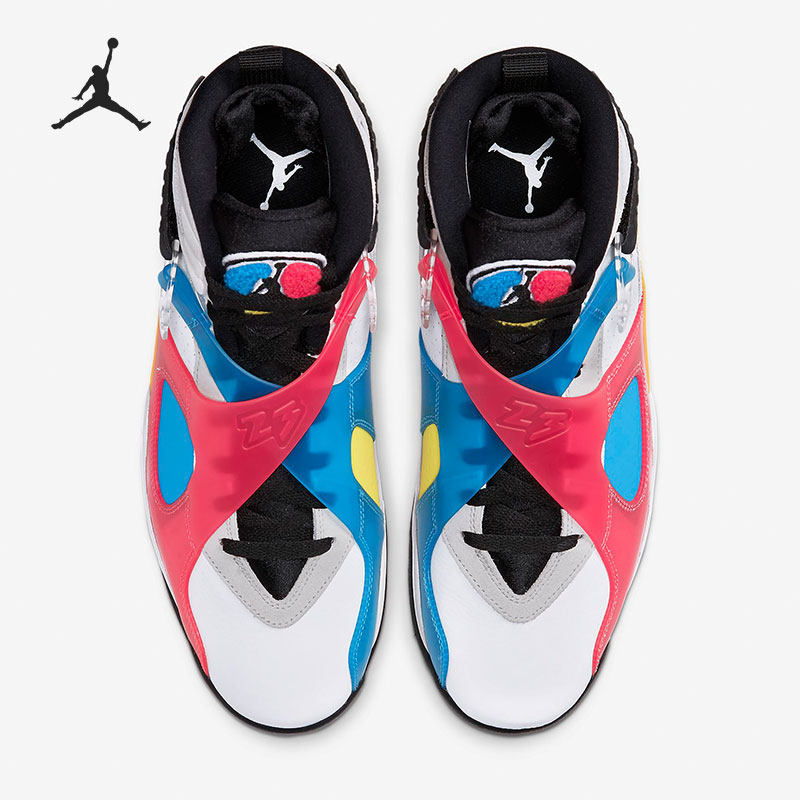 Nike/耐克官方正品Air Jordan 8 AJ8男子运动篮球鞋BQ7666-100_虎窝淘