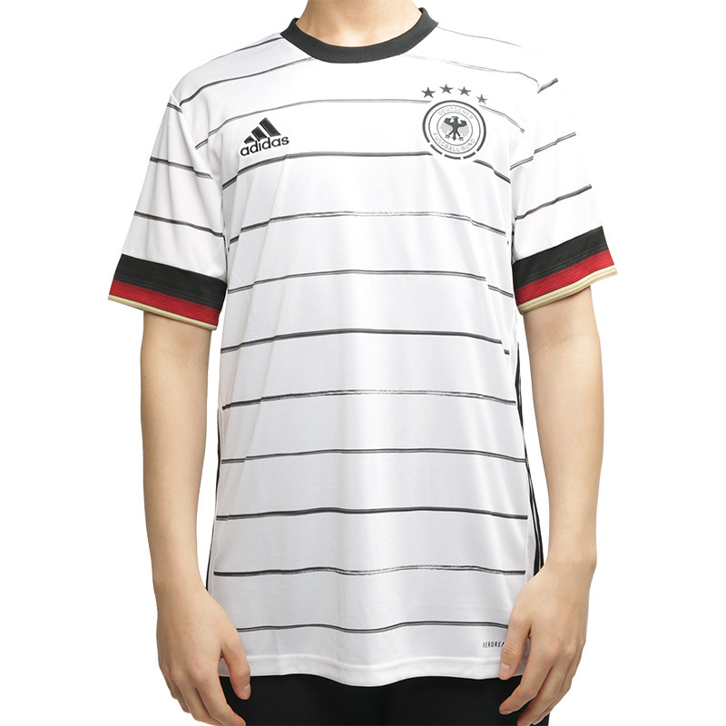 Adidas/阿迪达斯官方正品男子球迷版足球运动短袖球衣 EH6105_虎窝淘