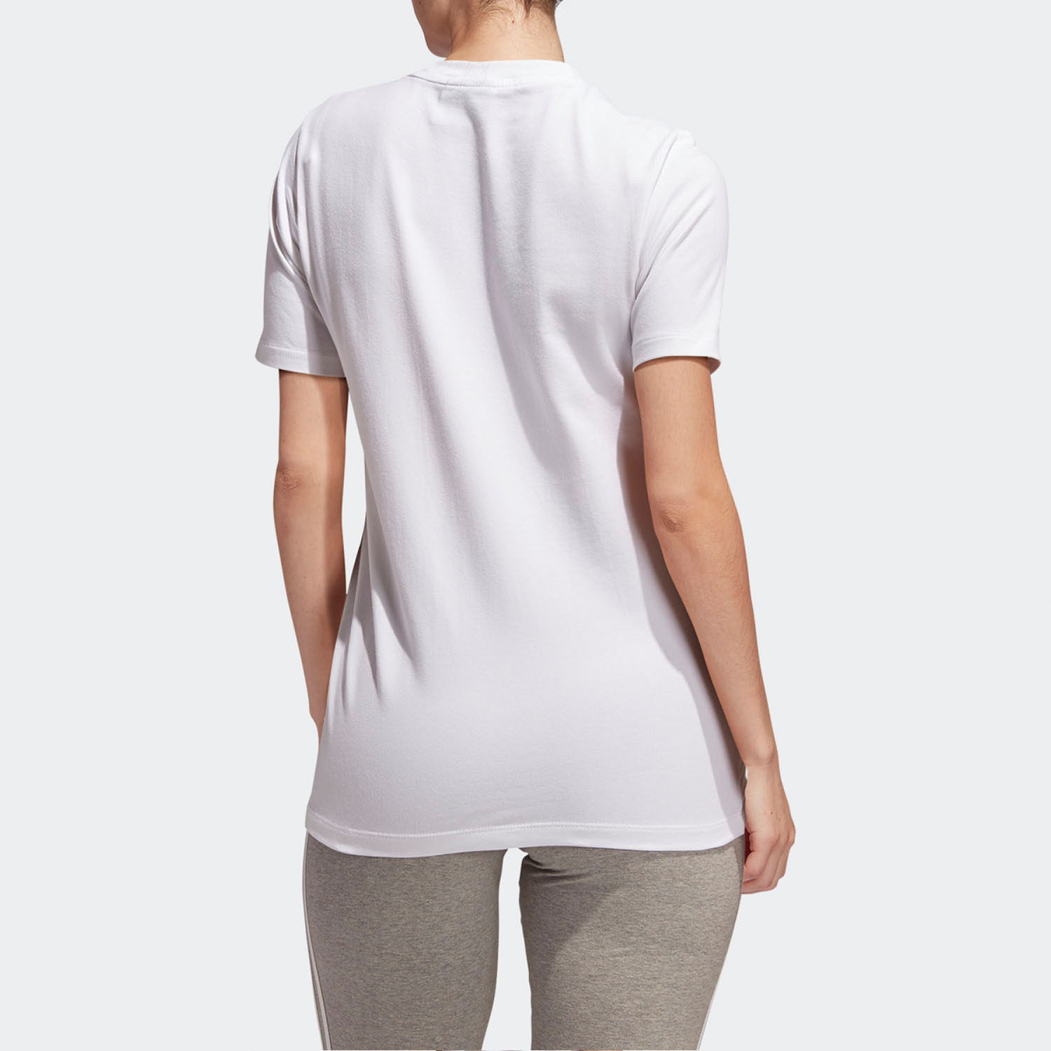 Adidas/阿迪达斯正品三叶草TREFOIL TEE女子运动圆领短袖 FM3293_虎窝淘